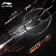 LINING AXFORCE 70 4U (BLACK/SLIVER) (AYPT047-2S) BADMINTON RACQUET ...