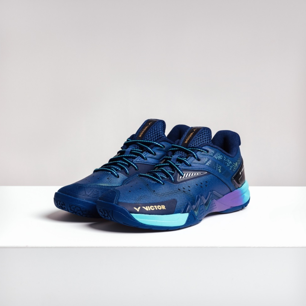 VICTOR P8500II (B) BADMINTON SHOES (BLUEPRINT) – TIARA SPORTING